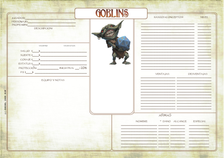 DS Goblins HOJA PJ | PDF