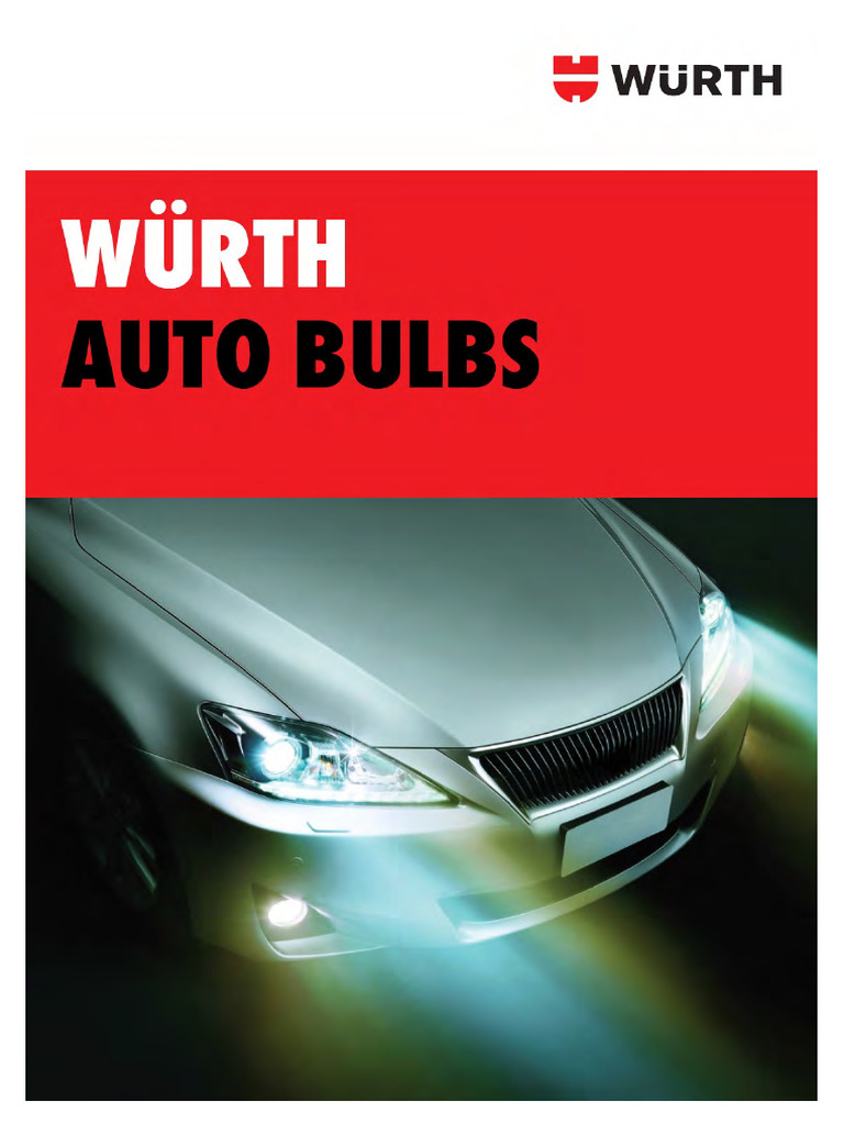 Automotive Bulb Selection Guide | PDF | Electricity | Lighting