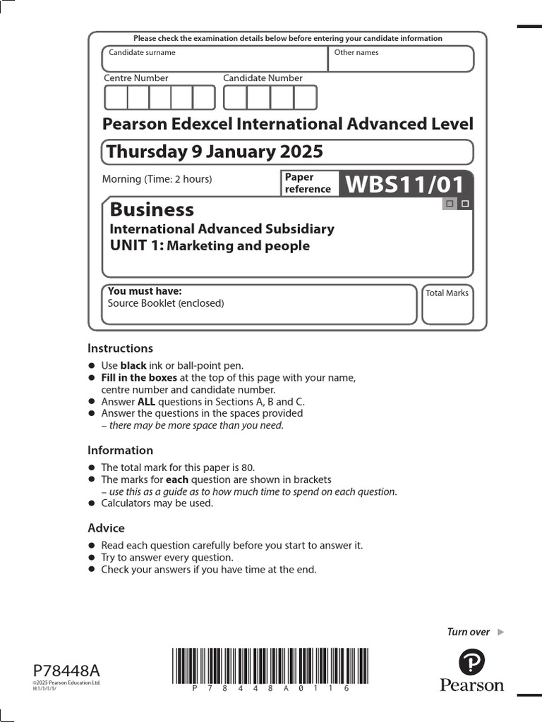 wbs11 01 Que 20250110 | PDF