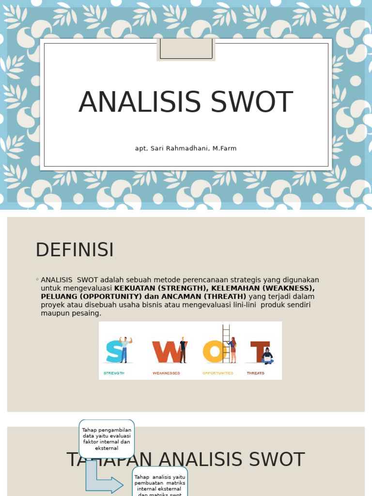 Panduan Lengkap Analisis SWOT Bisnis | PDF