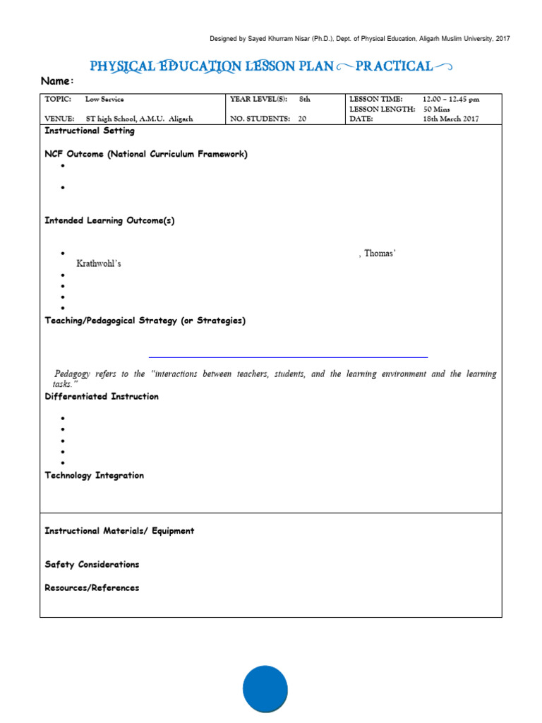 8th Grade Low Service Lesson Plan | PDF | Differentiated Instruction ...
