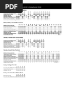Timetable X51-X53 | PDF | Bus Transport | Routes