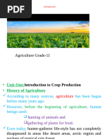 Agriculture Grade 11 Unit 1 | PDF | Agriculture | Crop Rotation