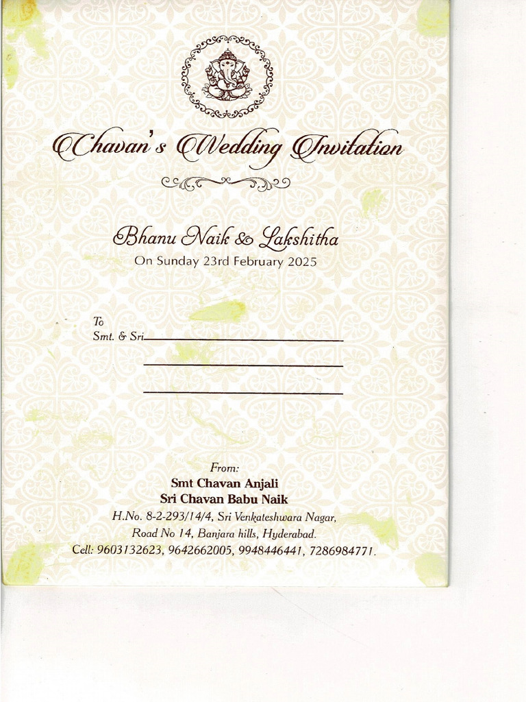 Wedding Card | PDF
