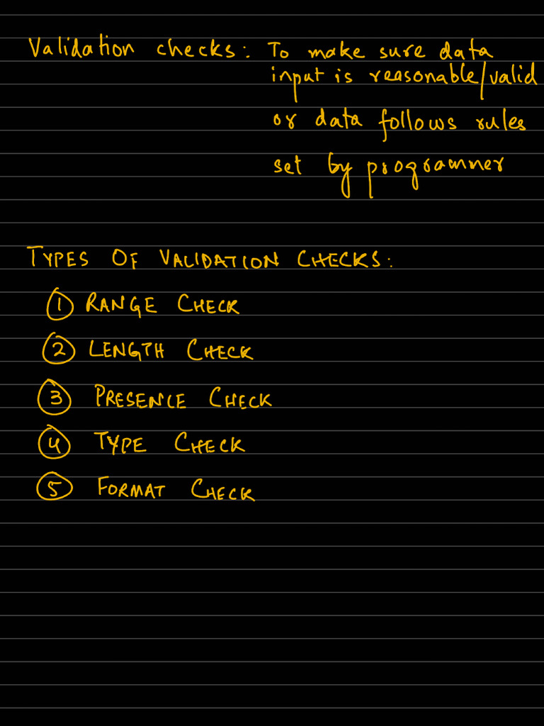 XI-O CC Validation checks | PDF