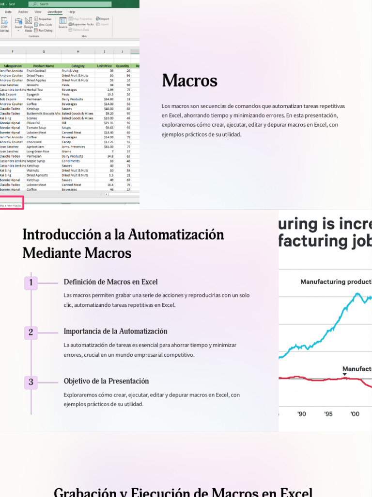 MACROS | PDF | Macro (informática) | Microsoft Excel