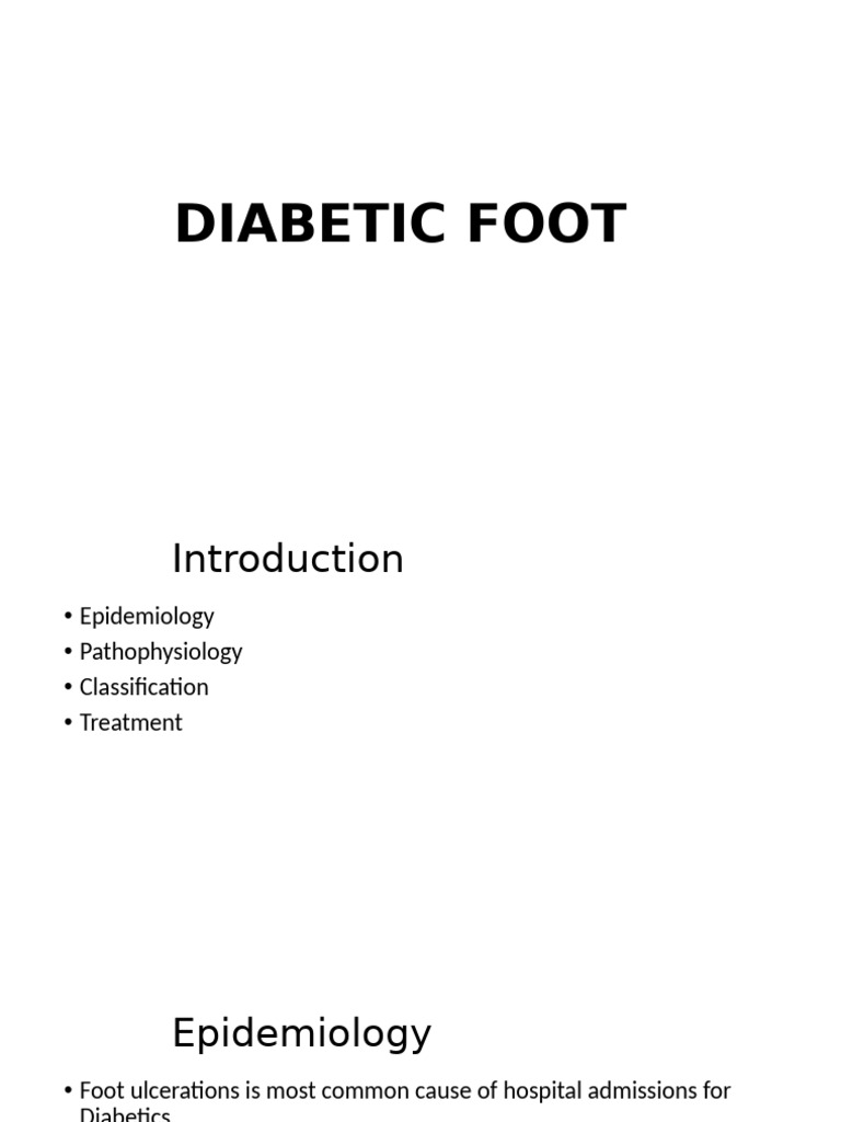 Diabetic Foot | PDF | Peripheral Neuropathy | Diabetes