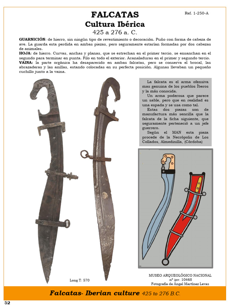425_falcata_ibérica | PDF | Espada | Armas de hoja
