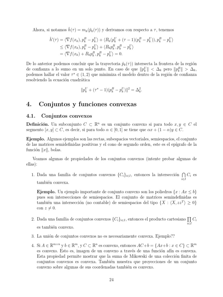 ConjuntosConvexos | PDF | Conjunto convexo | Objetos matemáticos