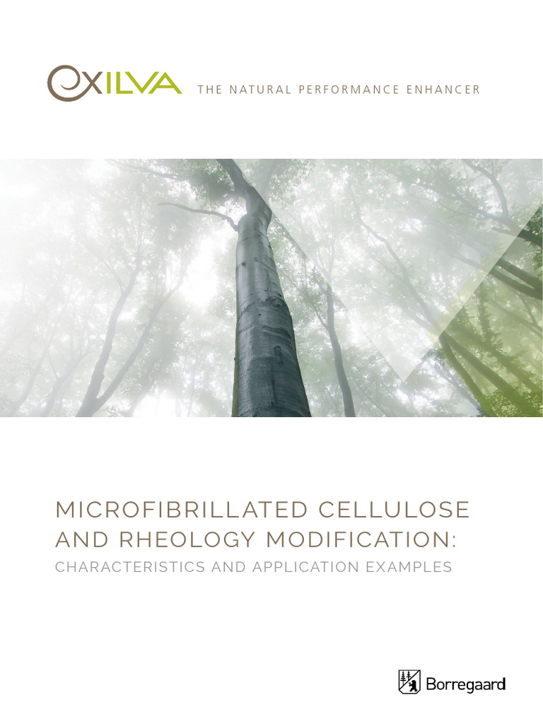 Borregaard Exilva - Microfibrillated Cellulose and Rheology ...