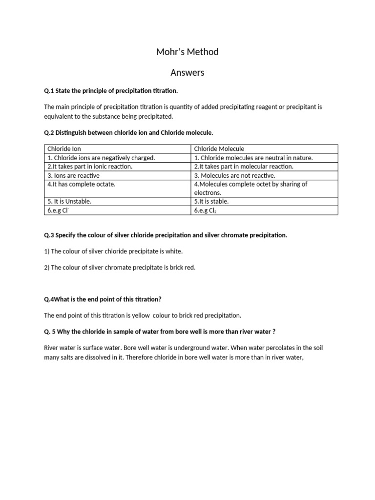 Mohr's Method Answers | PDF