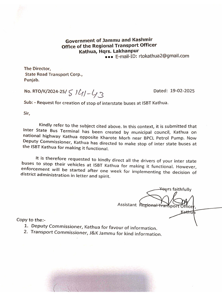 Director SRTC Punjab | PDF