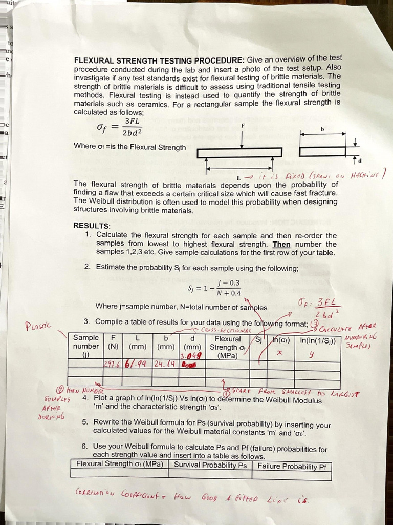 Flexural Strength Testing of Brittle Materials | PDF | Building ...