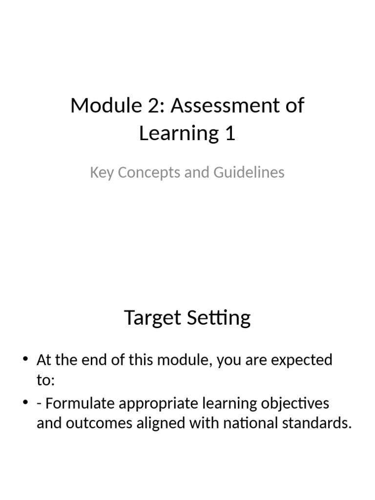 Module_2_Assessment_of_Learning_1_Presentation | PDF