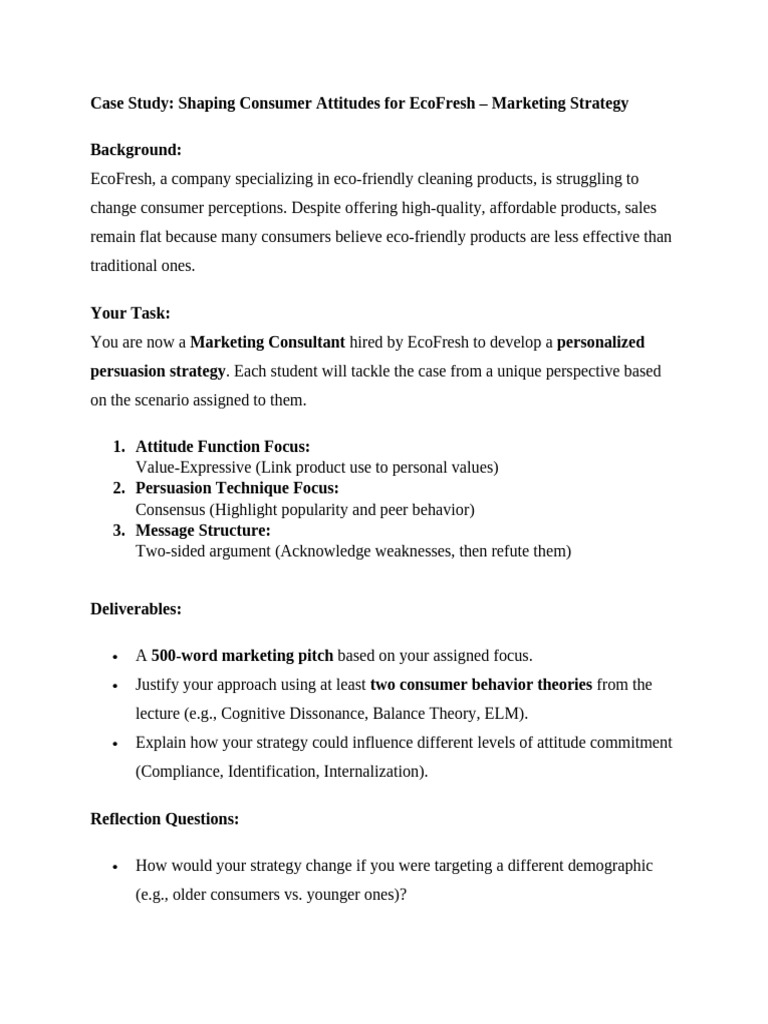 Case Study - MKT201 | PDF