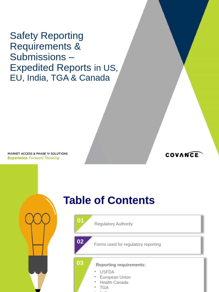 6 Safety Reporting Requirements & Submissions - Expedited Reports in US ...