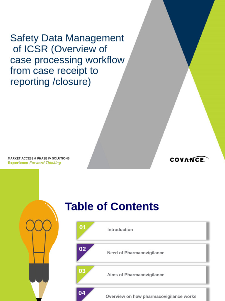 5 Safety Data Management of ICSR (Overview of Case Processing Workflow From Case Receipt To ...