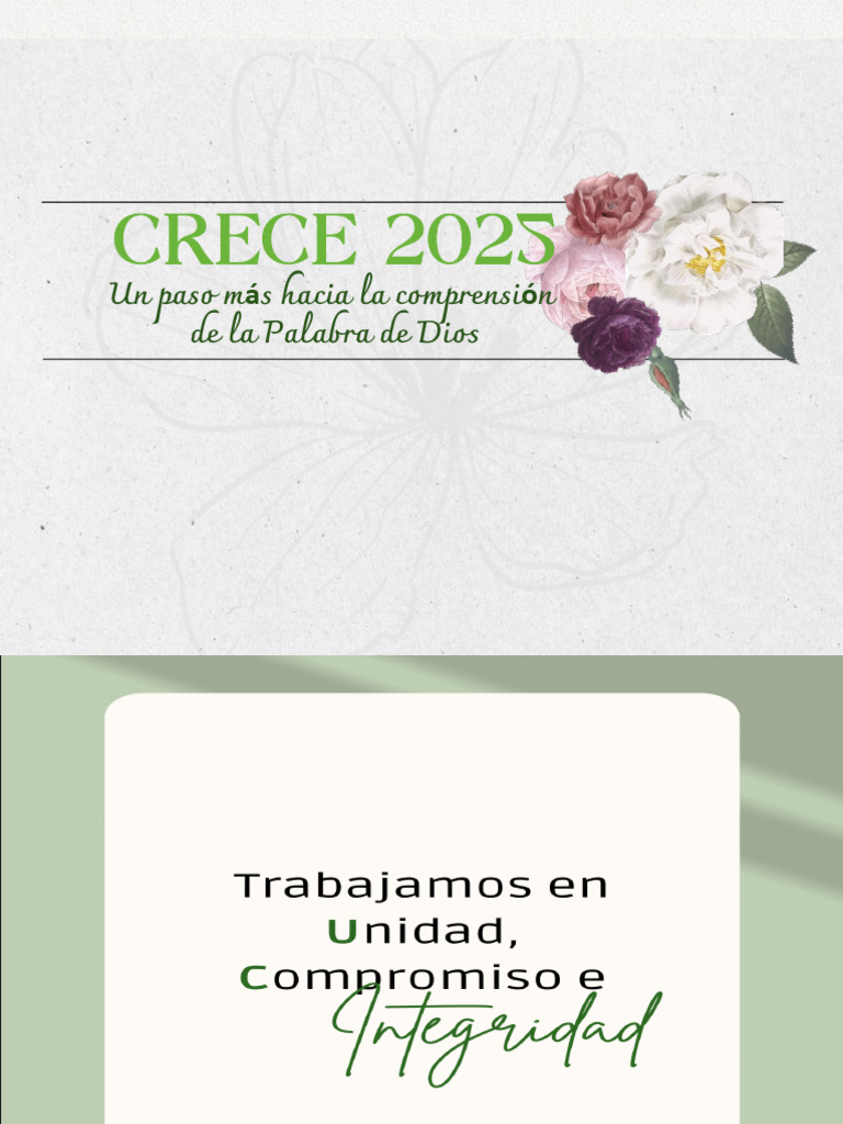 Plan Crece 2025 Un Paso Mas - Rev | PDF | Dios | Jacob