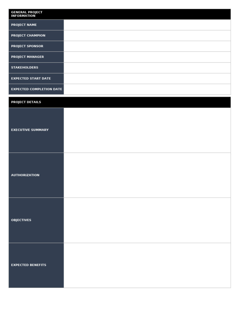 IC Agile Project Charter 8561 | PDF
