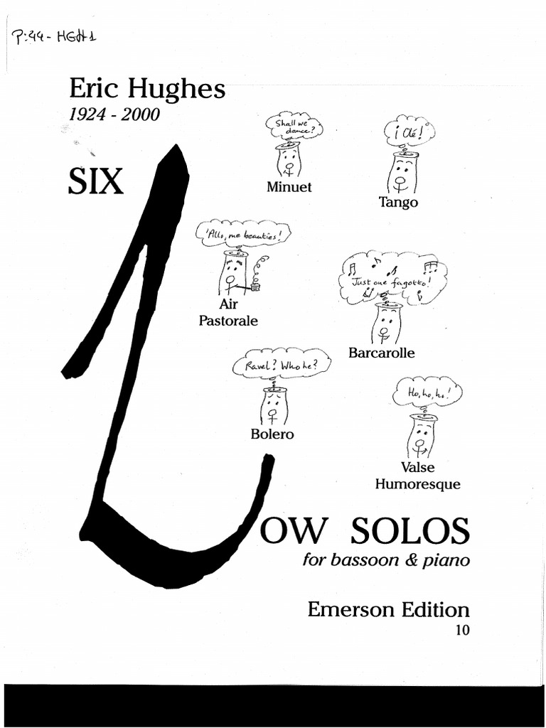 HUGUES, Eric - Six Low Solos | PDF