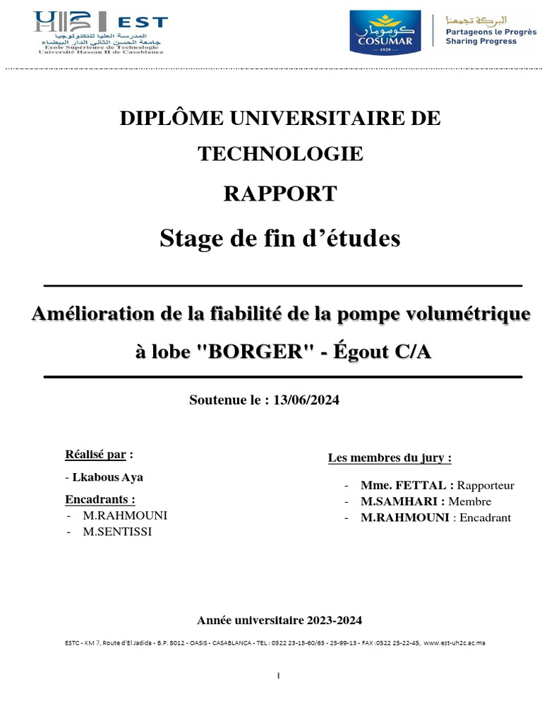 Fiabilité de la pompe "Borger" optimisée | PDF | Sucre | Régime et ...