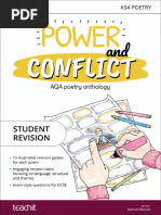 Year 7 Poetry Revision | PDF | Poetry | Rhyme