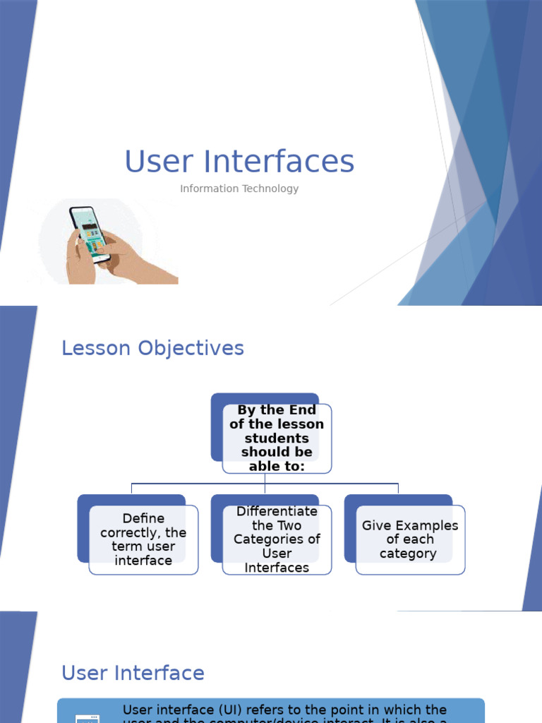 4 User Interfaces | PDF | Graphical User Interfaces | User Interface