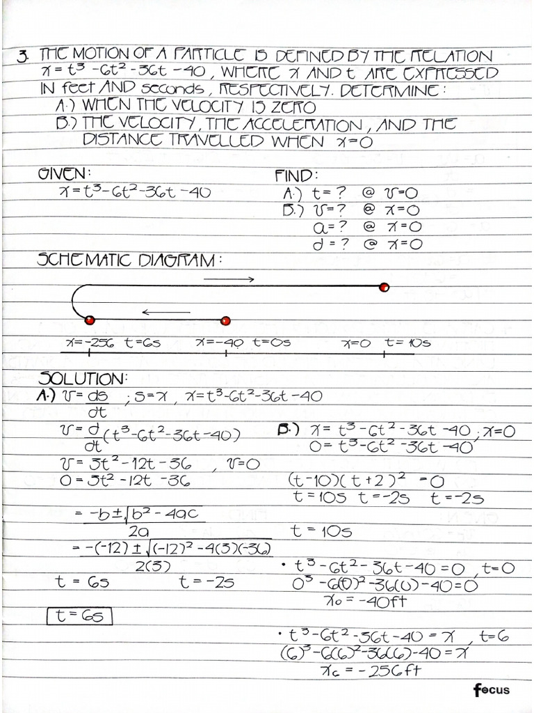 Dynamics of Rigid Bodies Problem 3 | PDF