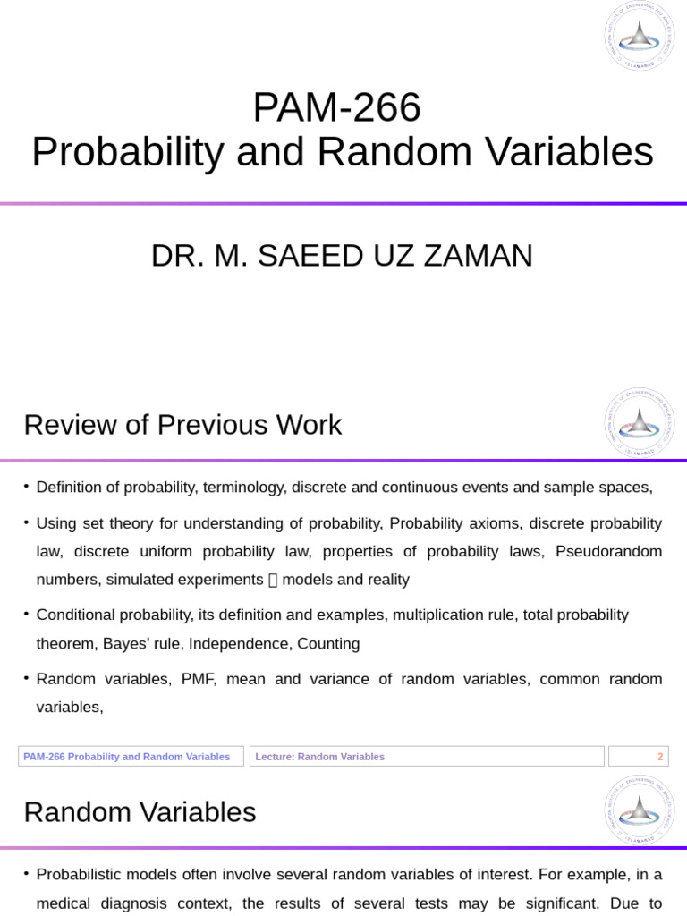 Joint PMF and Random Variables Analysis | PDF | Random Variable ...