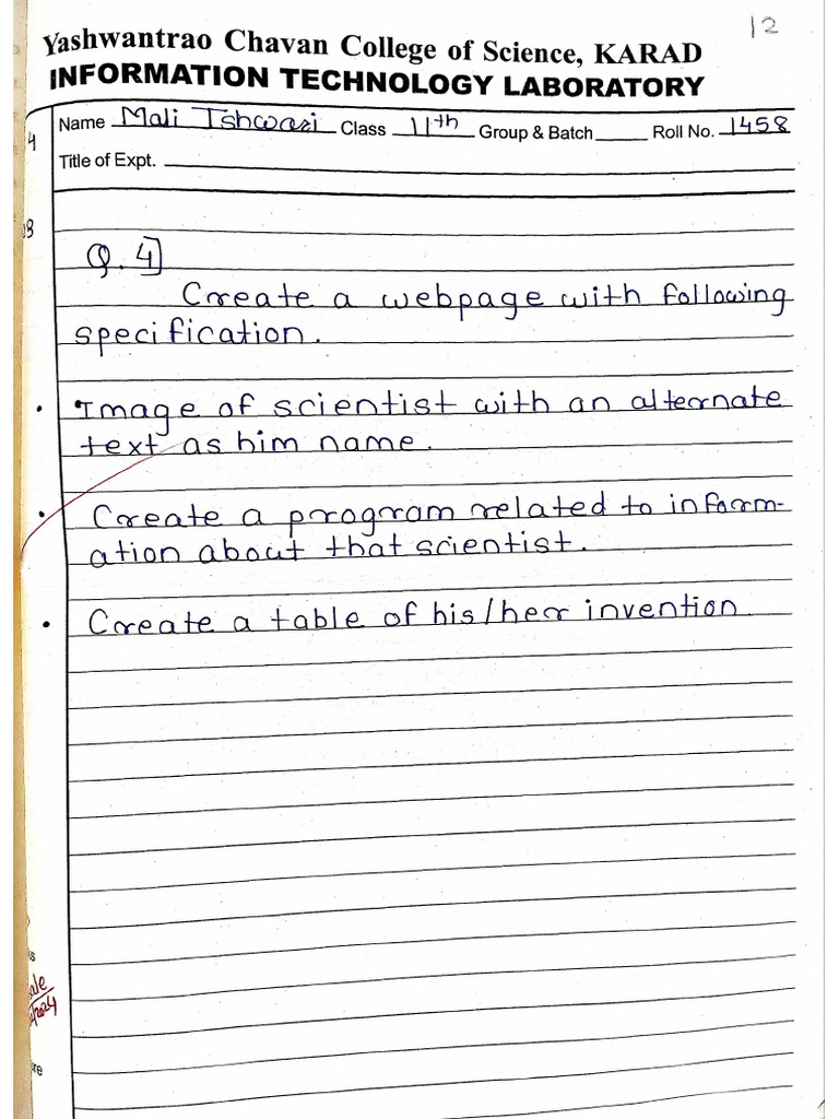 PRACTICAL NO 4 | PDF