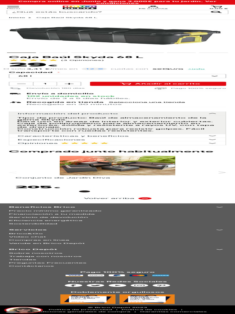 Caja Baúl Skyda 68 L Pdf