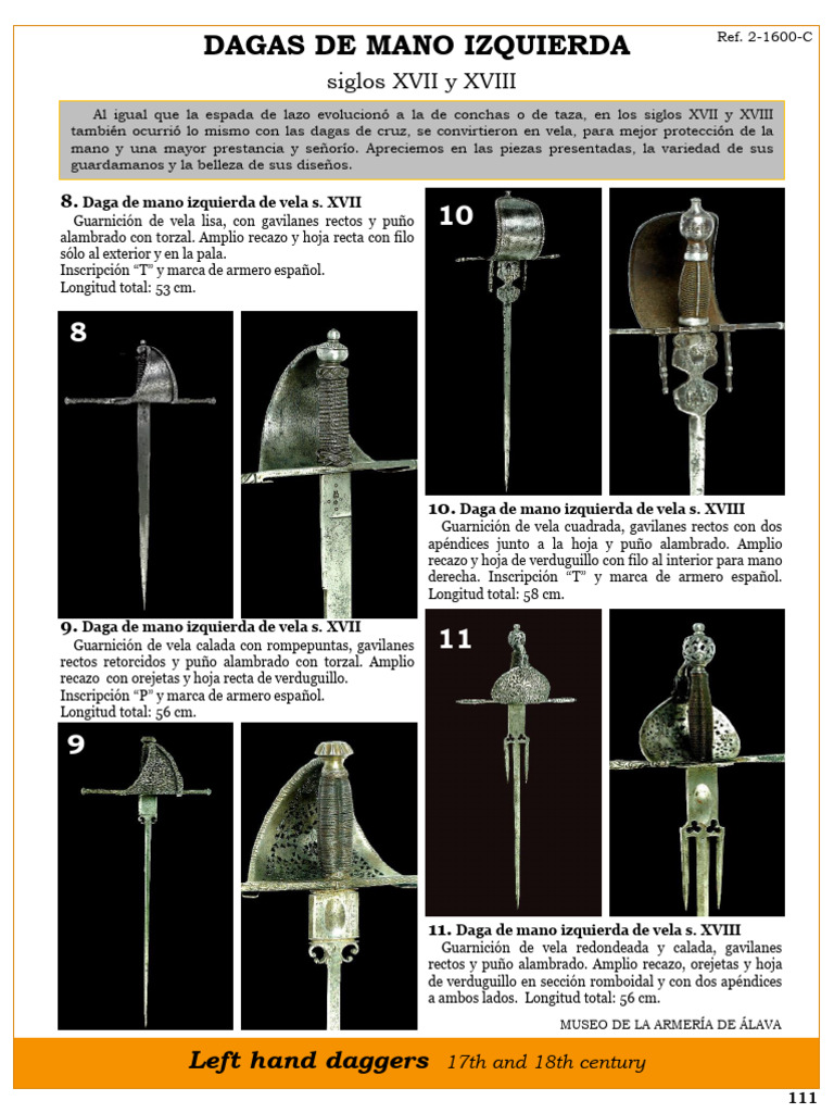 Dagas de Vela: Evolución y Diseño | PDF | Armas cuerpo a cuerpo | Espada