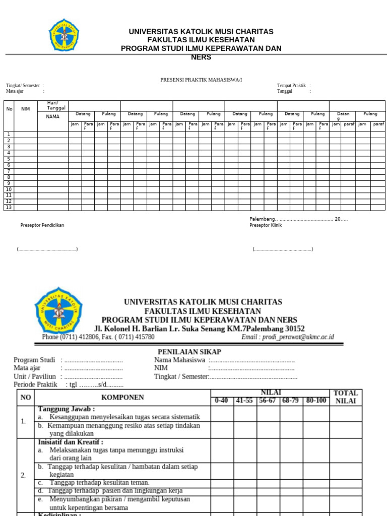 Presensi Dan Format C | PDF