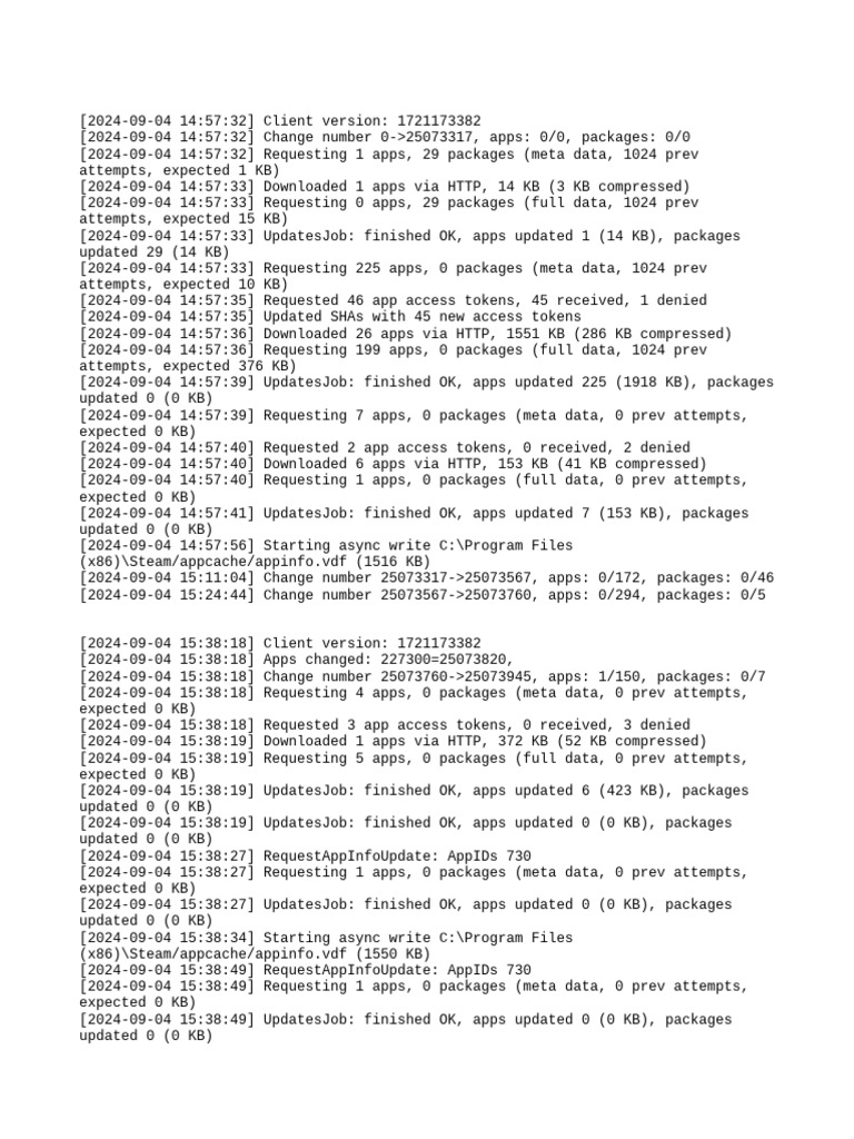 Appinfo Log | PDF | Software | Application Layer Protocols