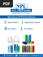 Preform Size | PDF | Wellness