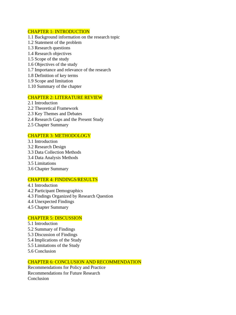 Dissertation FORMAT | PDF