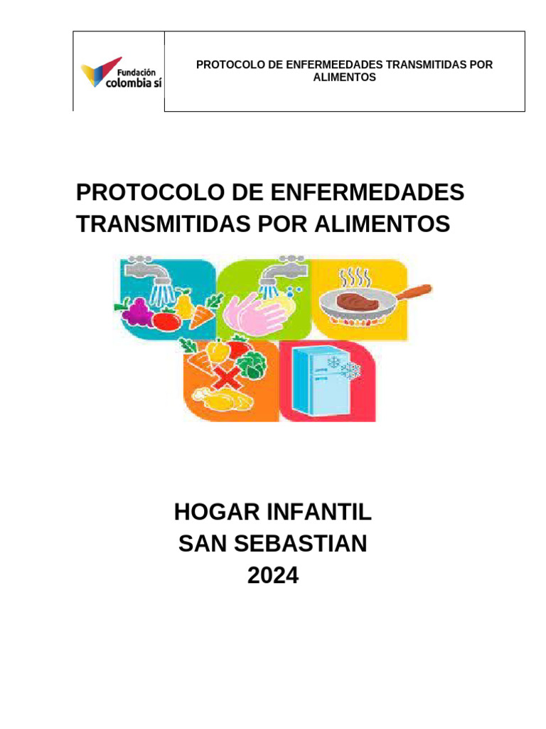 Protocolo de Enfermedades Alimentarias 2024 | PDF | Alimentos | Diarrea