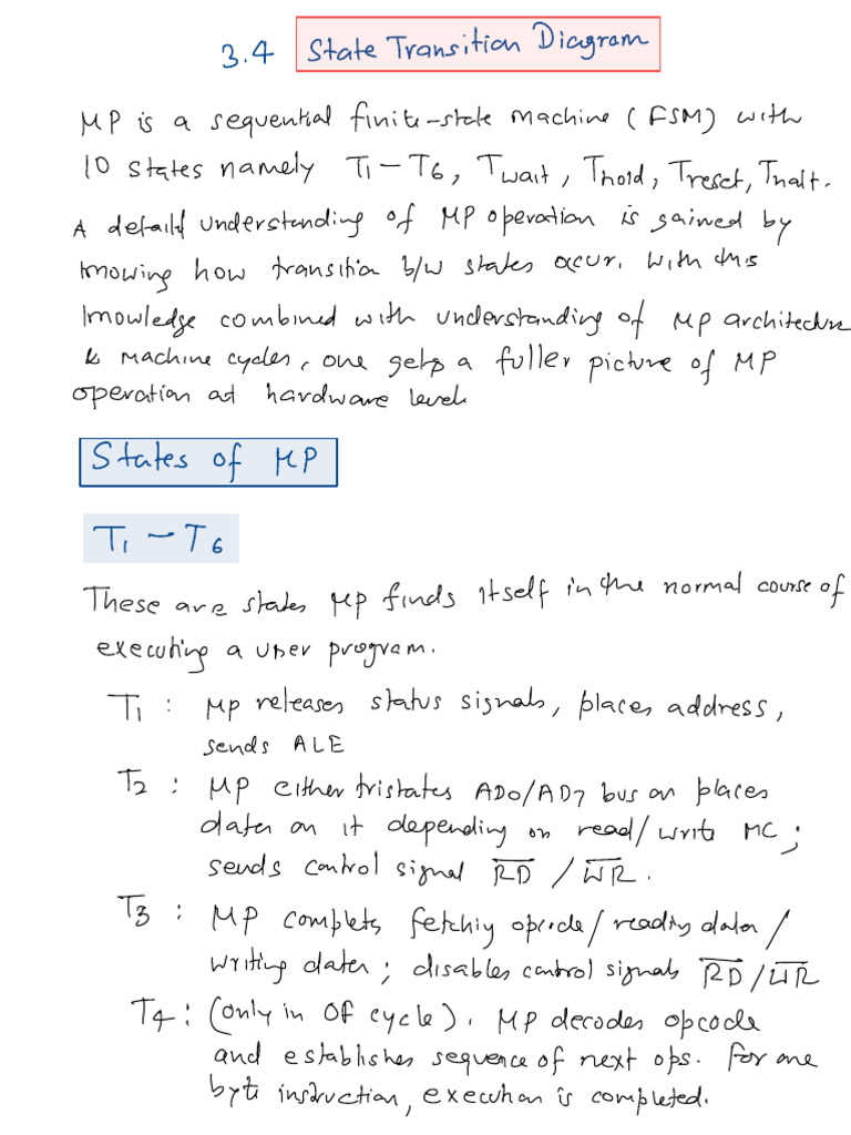 3.4 State Transition Diagram | PDF | Integrated Circuit | Digital ...