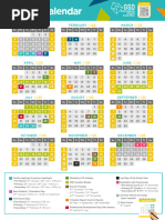 2024-2025 Secondary School Year Calendar | PDF | Schools | Educational ...