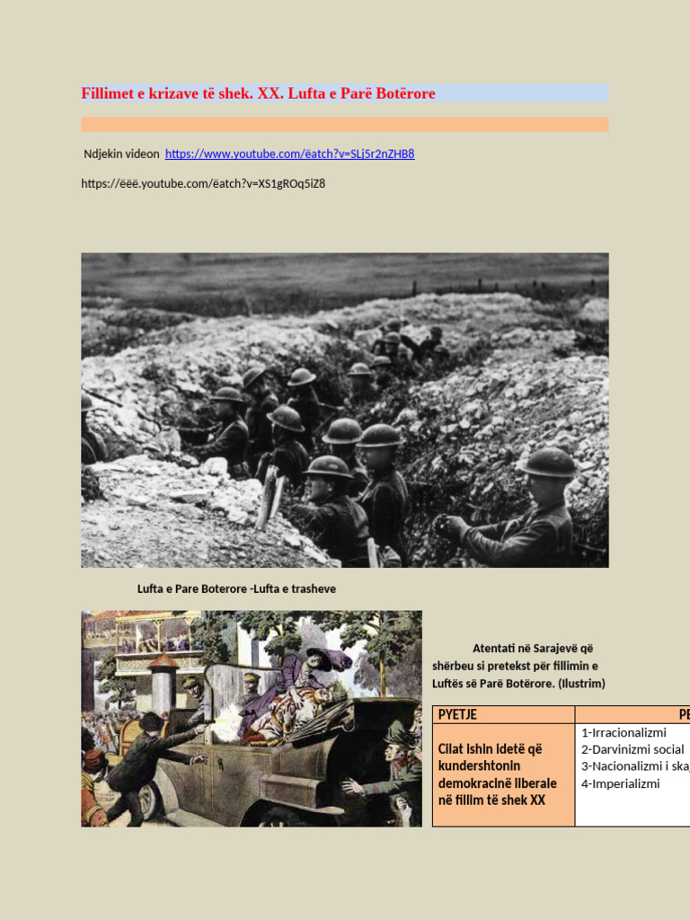 Fillimet e krizave të shek | PDF