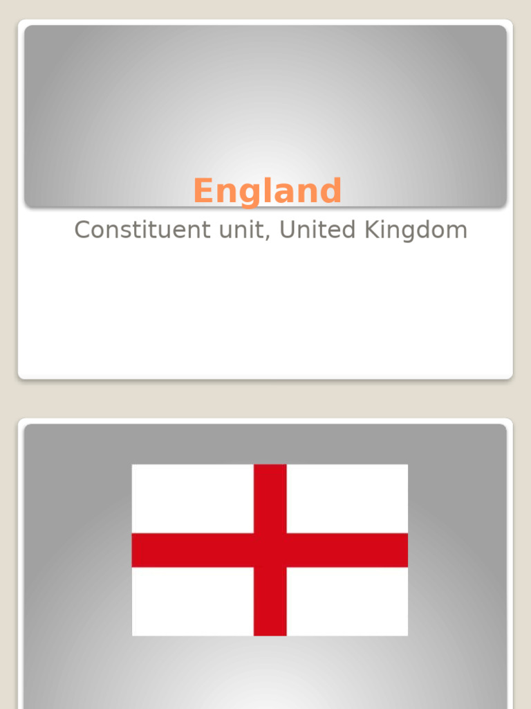 England Presentation 1 | PDF