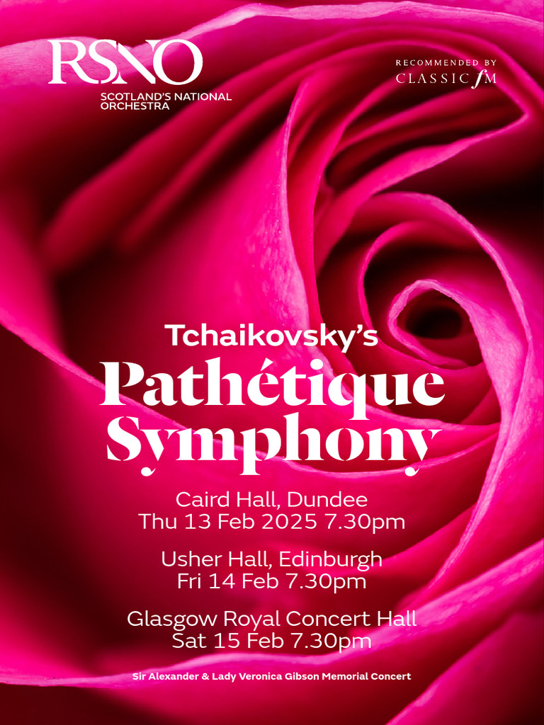 Tchaikovsky's Pathétique Symphony (13,14,15 Feb 2025) | PDF | Classical ...