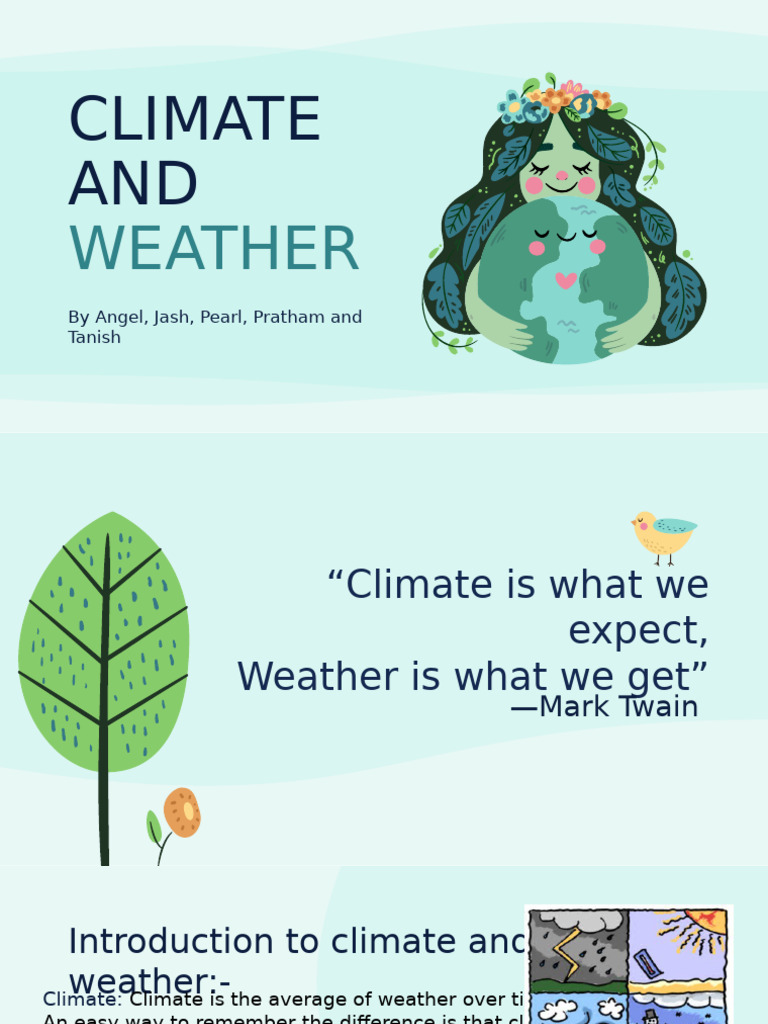 Climate and Weather | PDF | Earth | Ice Age