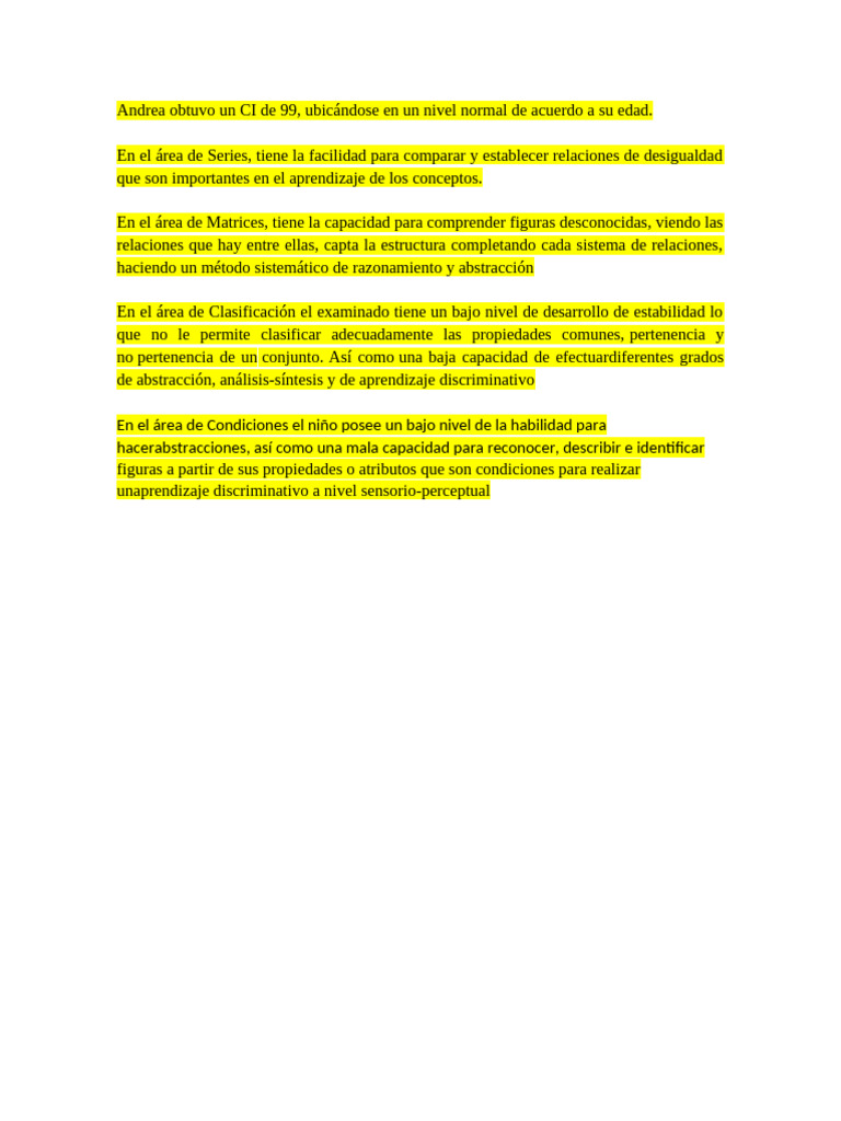 Interpretaciòn Cattell 2 | PDF