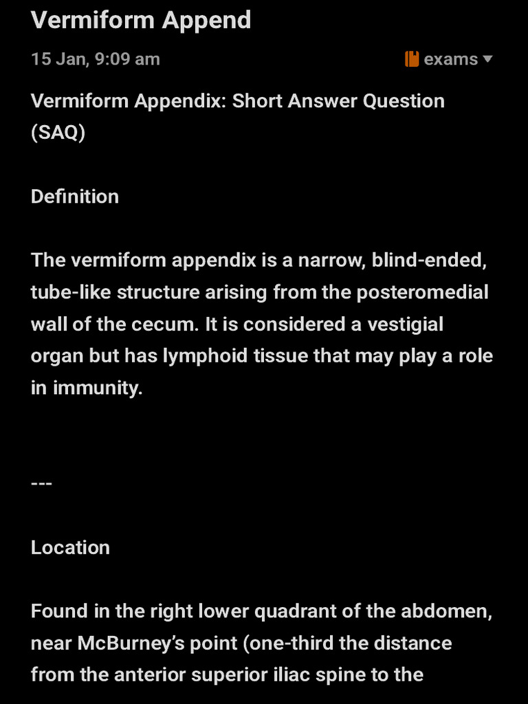 vermiform Appendix _084553 | PDF