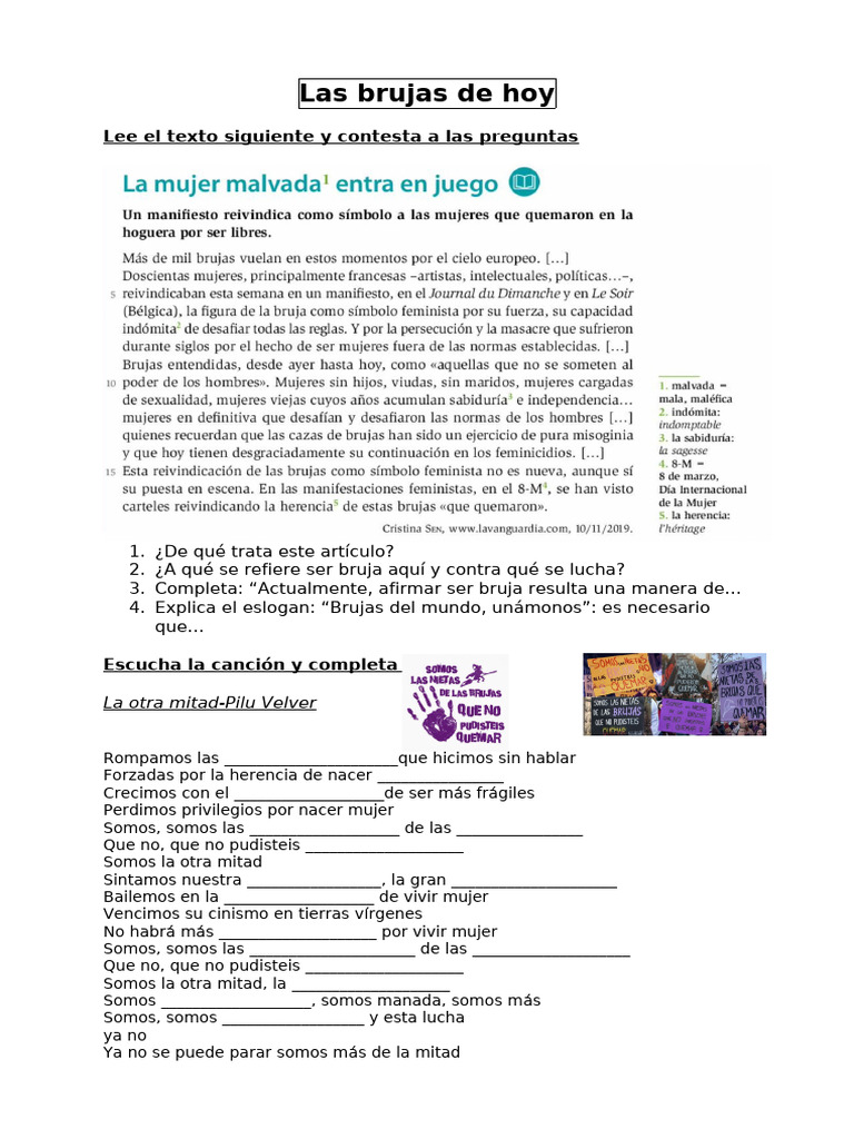 Ce La Mujer Malvada Entra en Juego - Ecc81lecc80ves | PDF