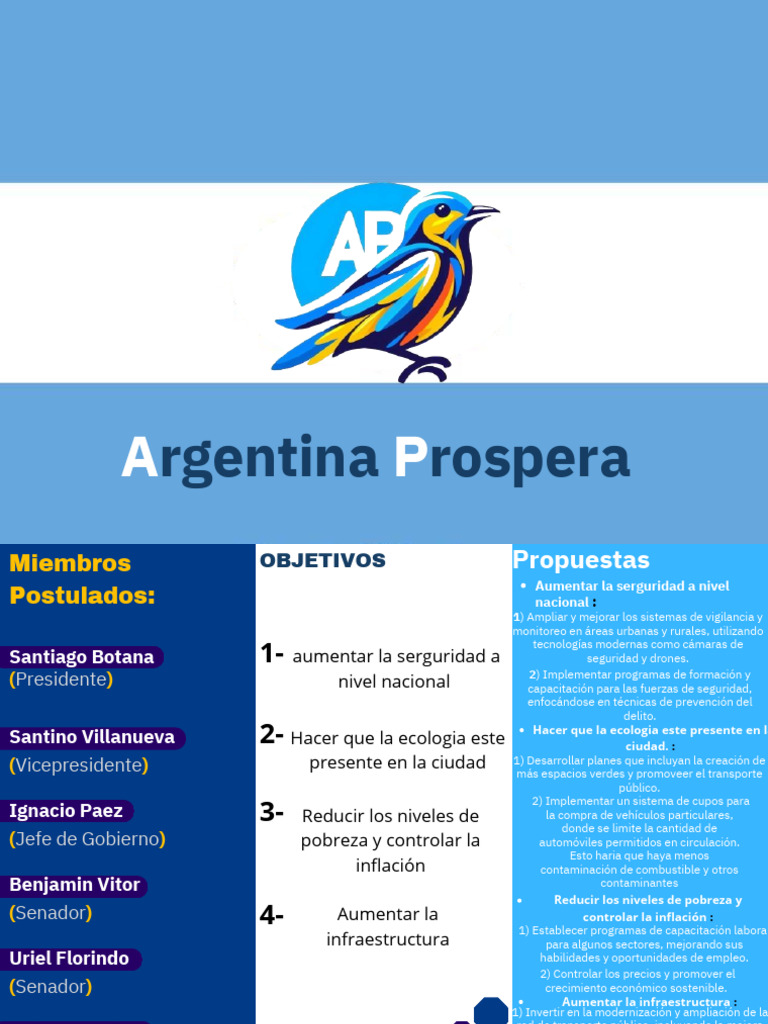 Argentina Prospera | PDF | Infraestructura | Economias