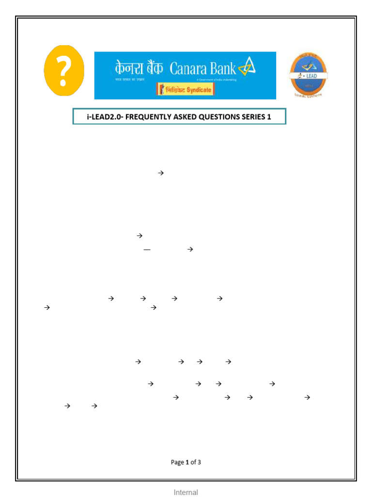 FAQ-Ilead 2.0 - Updated21.03.2023 | PDF | Password | Login