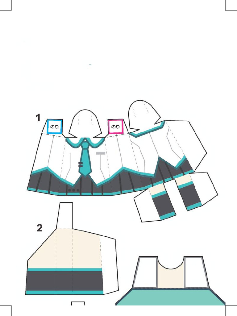 Miku Papercraft big enough to stand | PDF