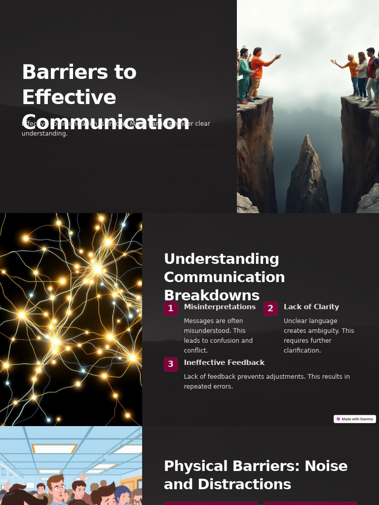 Barriers To Effective Communication | PDF